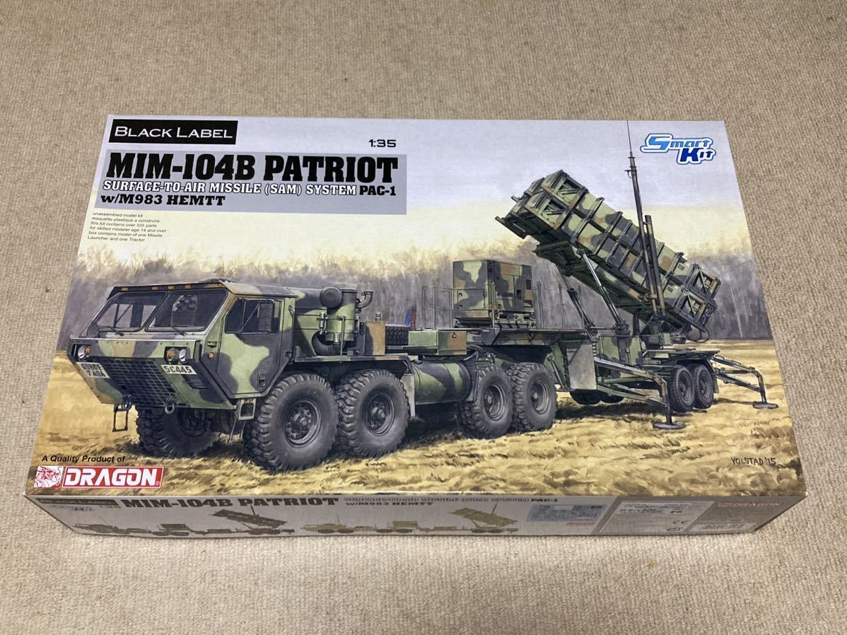 【やや傷や汚れあり】「現状品」1/35 アメリカ軍 MIM-104Bパトリオット BLACK LABEL 1:35 MIM-104B ...