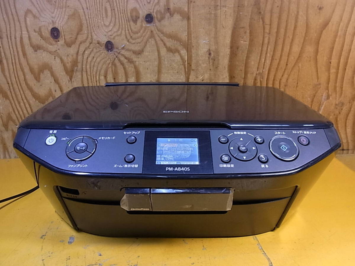 【傷や汚れあり】 Z/755☆エプソン EPSON☆A4対応インクジェット複合プリンター☆PM-A840S☆ジャンクの落札情報詳細 - Yahoo!オークション落札価格検索 オークフリー