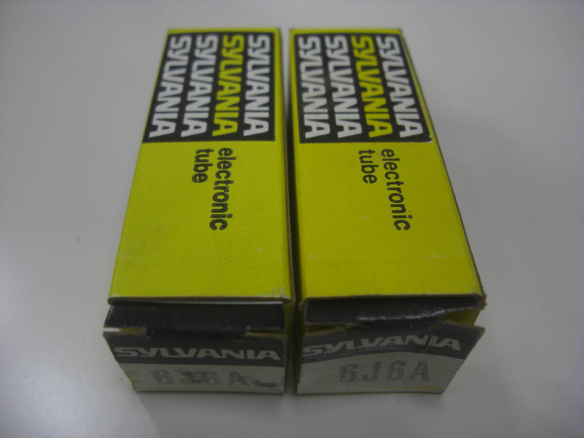 【やや傷や汚れあり】6J6A/SYLVANIA 元箱入りの2本セット その2の落札情報詳細 - ヤフオク落札価格検索 オークフリー