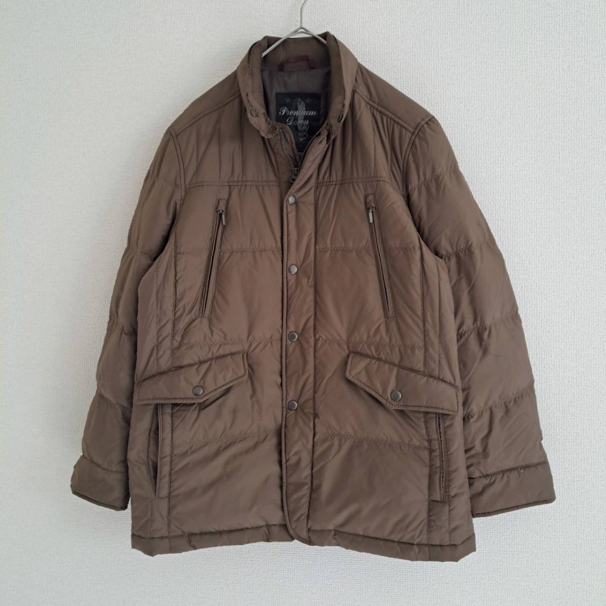 【目立った傷や汚れなし】クリスチャンオラーニ premium down プレミアムダウン ダウンジャケット サイズM 防寒 ブラウン系 冬 アウター メンズ【Y047】の落札情報詳細 ...