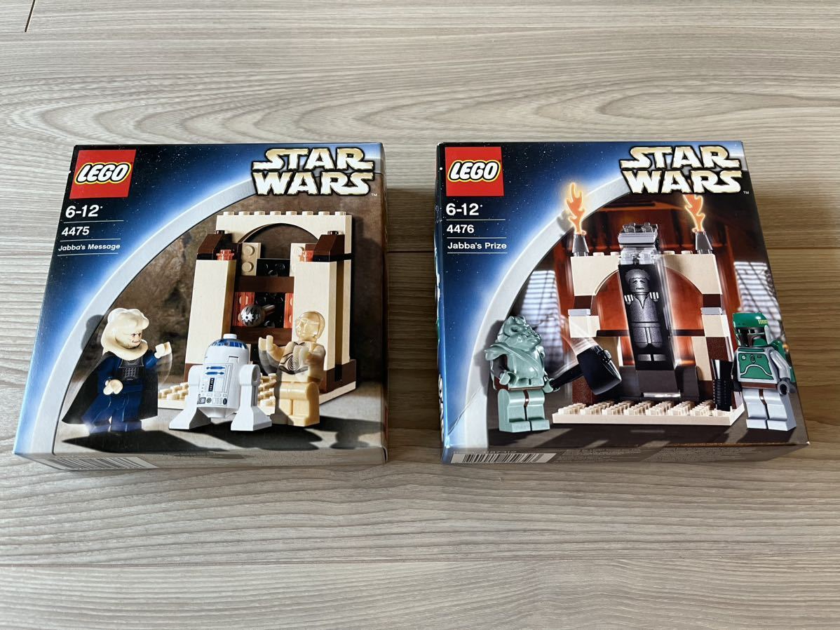 【未使用】未開封 レゴ スターウォーズ Lego 4475 jabba‘s message 4476 Jabba's Prize ボバフェット ...