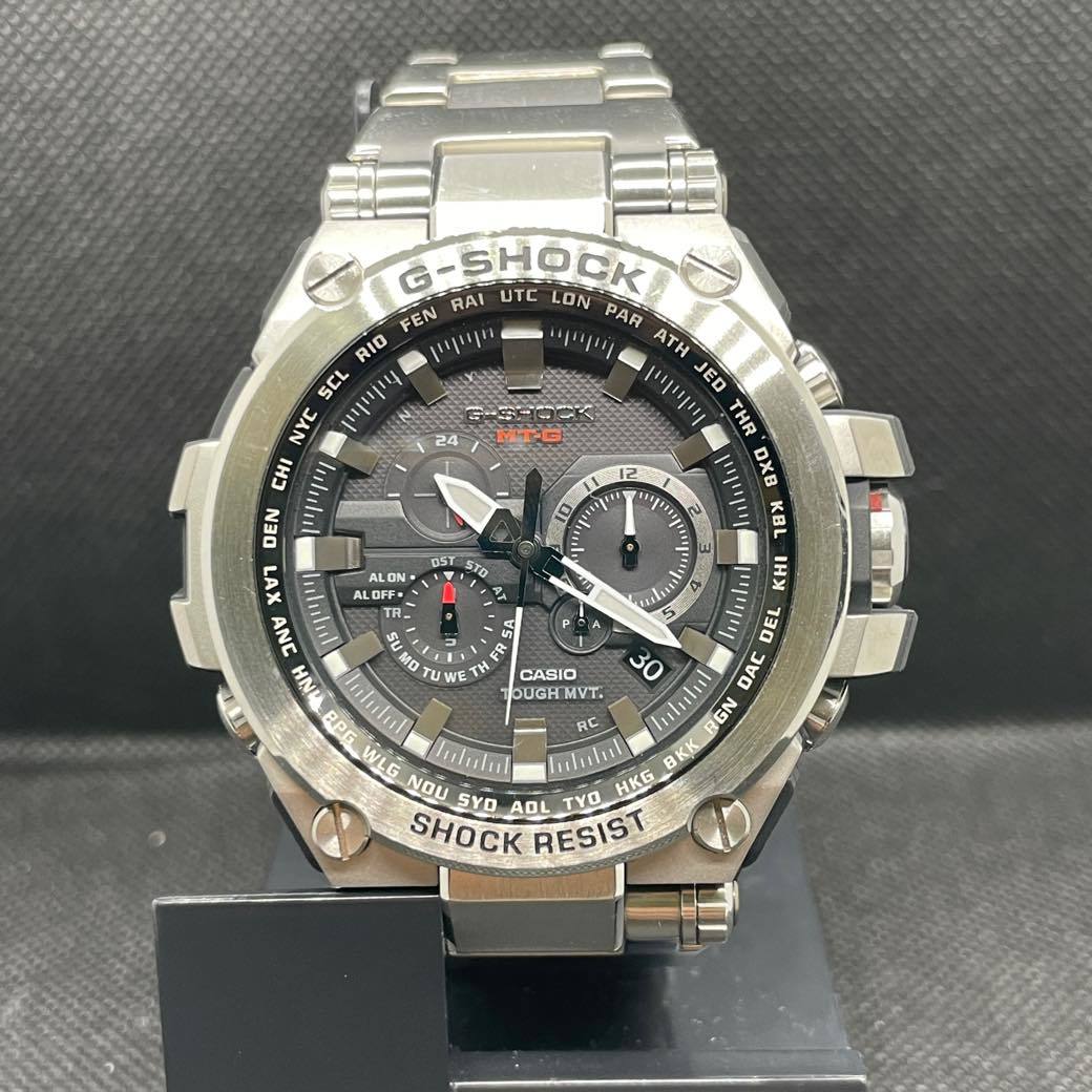 【目立った傷や汚れなし】【1スタ】 G-SHOCK MTG-S1000D-1AJF 電波ソーラー CASIO カシオ Gショック ハイブリッド ...