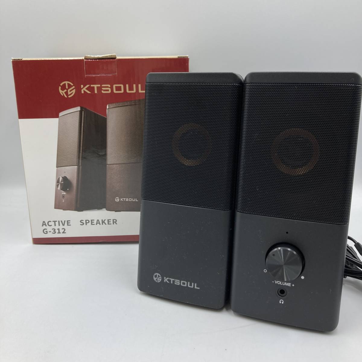 【目立った傷や汚れなし】【通電確認済み】KTSOUL G-312 PC SPEARKER スピーカー USBケーブル AUX端子/Y12123-K2の落札情報詳細 - Yahoo!オークション ...