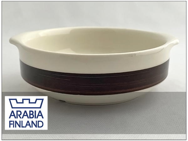 【目立った傷や汚れなし】ARABIA アラビア/Inari イナリ/持ち手付き ボウル☆北欧 ヴィンテージ 食器 天然生活 アンティーク ...