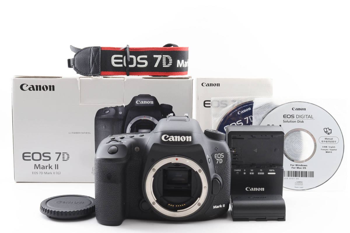 【目立った傷や汚れなし】 Canon キャノン EOS 7D Mark II MK 2ボディ S数 約6.800 【極めて美品 送料込】の落札情報詳細 - ヤフオク落札価格検索 オークフリー