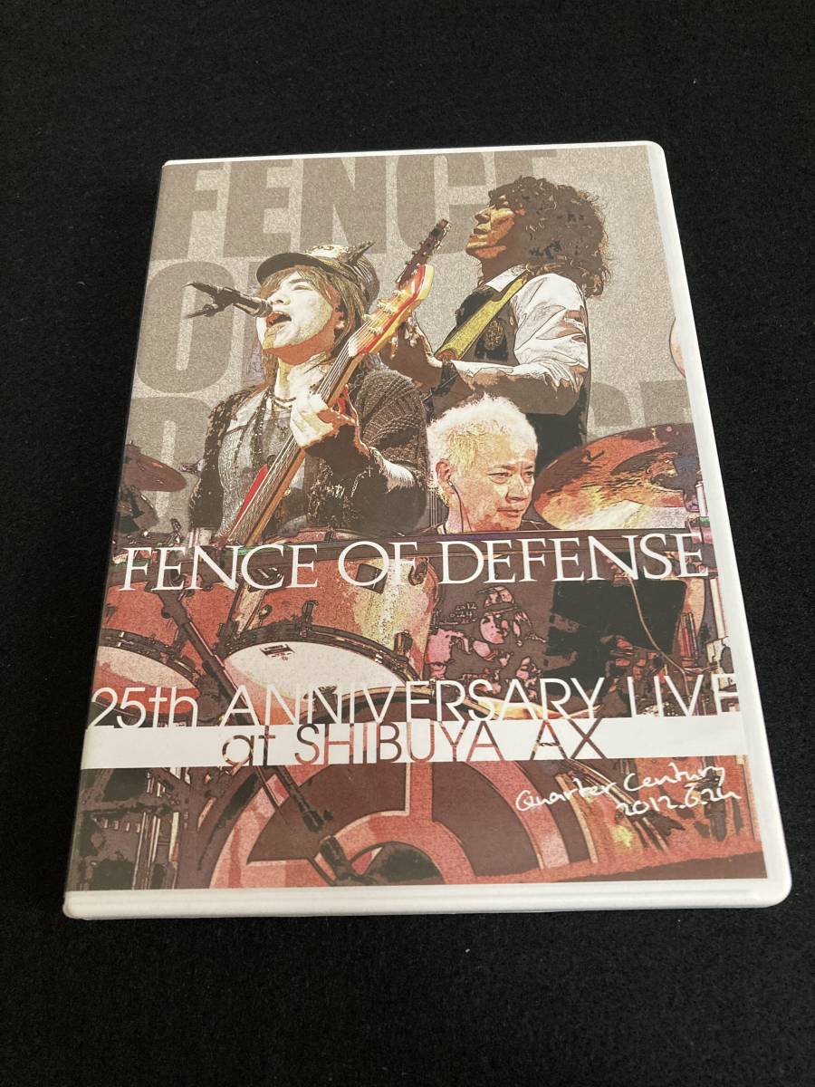 【やや傷や汚れあり】【レア】 FENCE OF DEFENSE / 25th ANNIVERSARY LIVE at SHIBUYA AX ...