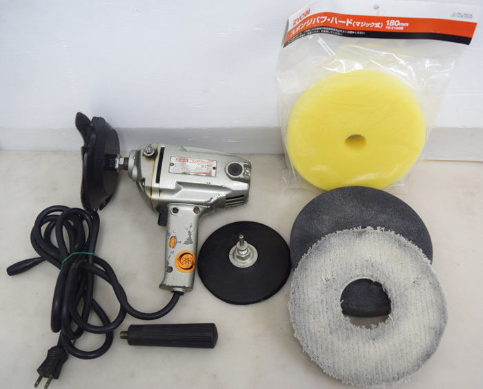 【傷や汚れあり】♪ RYOBI/リョービ サンダーポリッシャー PE-2000＆パッド,スポンジ付！♪の落札情報詳細 - Yahoo!オークション落札価格検索 オークフリー