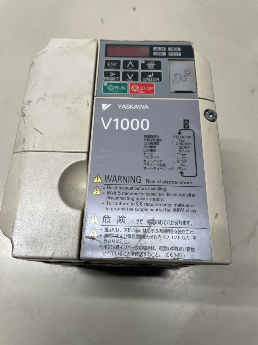 【傷や汚れあり】YASKAWA 安川電機 V1000 CIMR-VA2A0010BAA インバータの落札情報詳細 - Yahoo!オークション落札価格検索 オークフリー