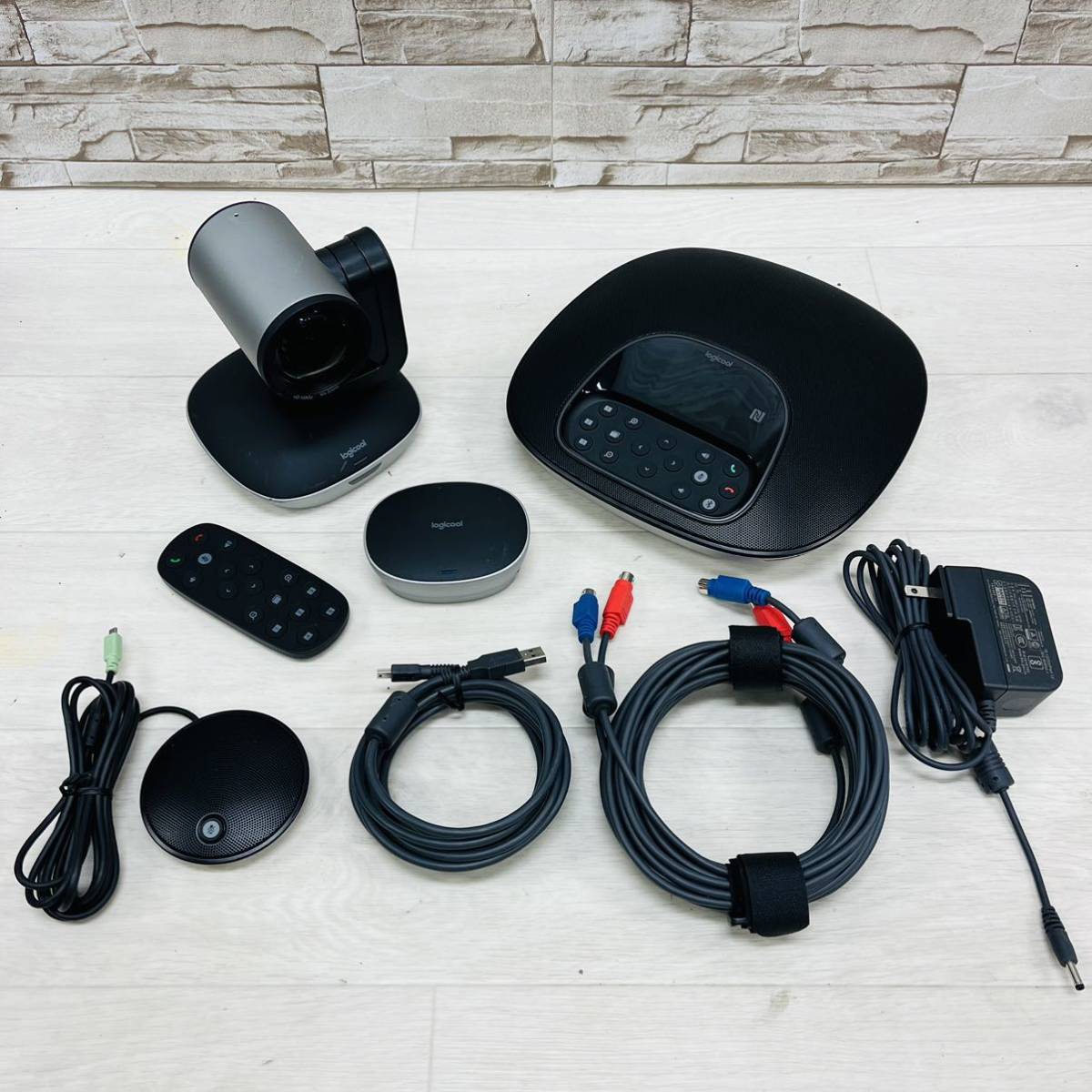 【やや傷や汚れあり】☆1円〜☆ Logicool ロジクール ビデオ会議システム GROUP グループ CC3500ER カンファレンスカム ...
