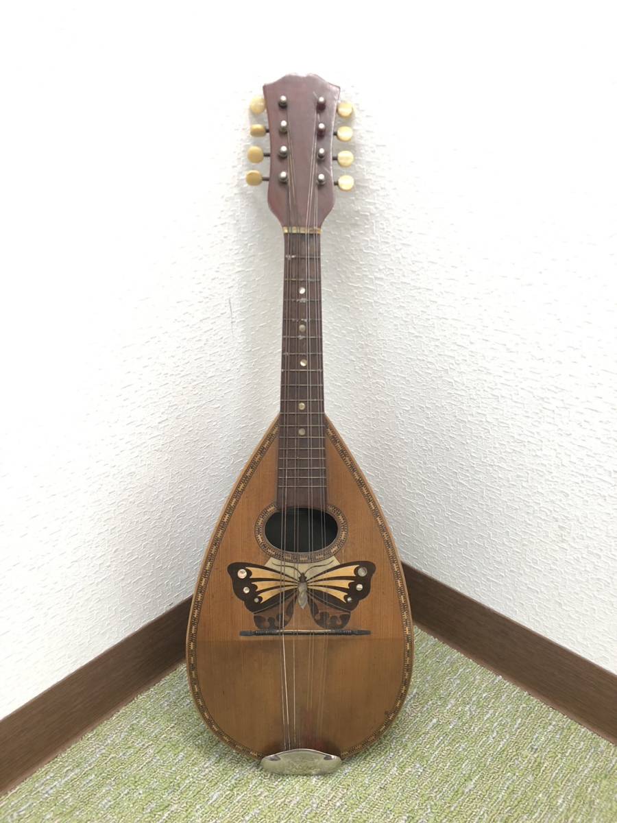 【全体的に状態が悪い】【E-666】マンドリン S.KUNISHIMA MANUFACTURER NAGOYA No.4 弦楽器 撥弦楽器 楽器 国島 アンティーク ヴィンテージの落札情報詳細 ...