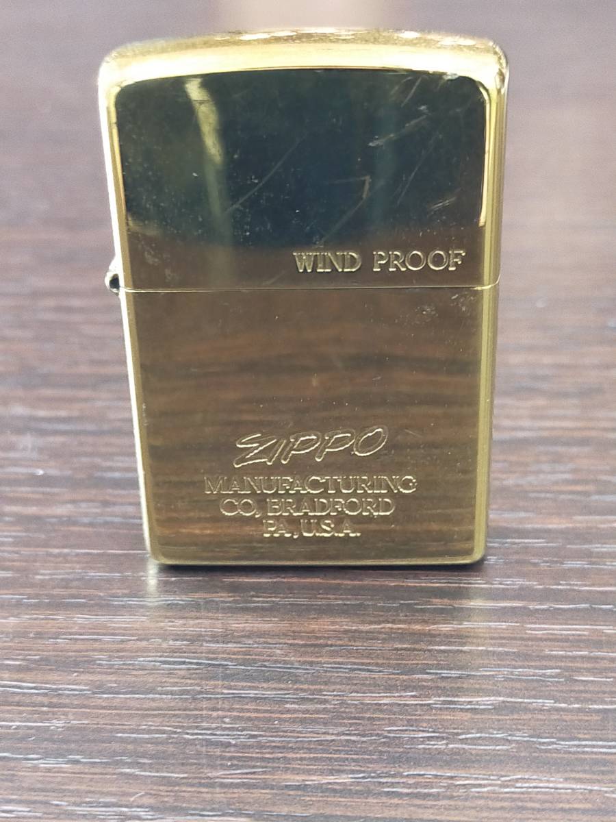 【目立った傷や汚れなし】(754)ジッポー ZIPPO WIND PROOF MANUFACTURING CO, BRADFORD PA, U.S.A ゴールド ☆火花確認済みの落札情報詳細 ...