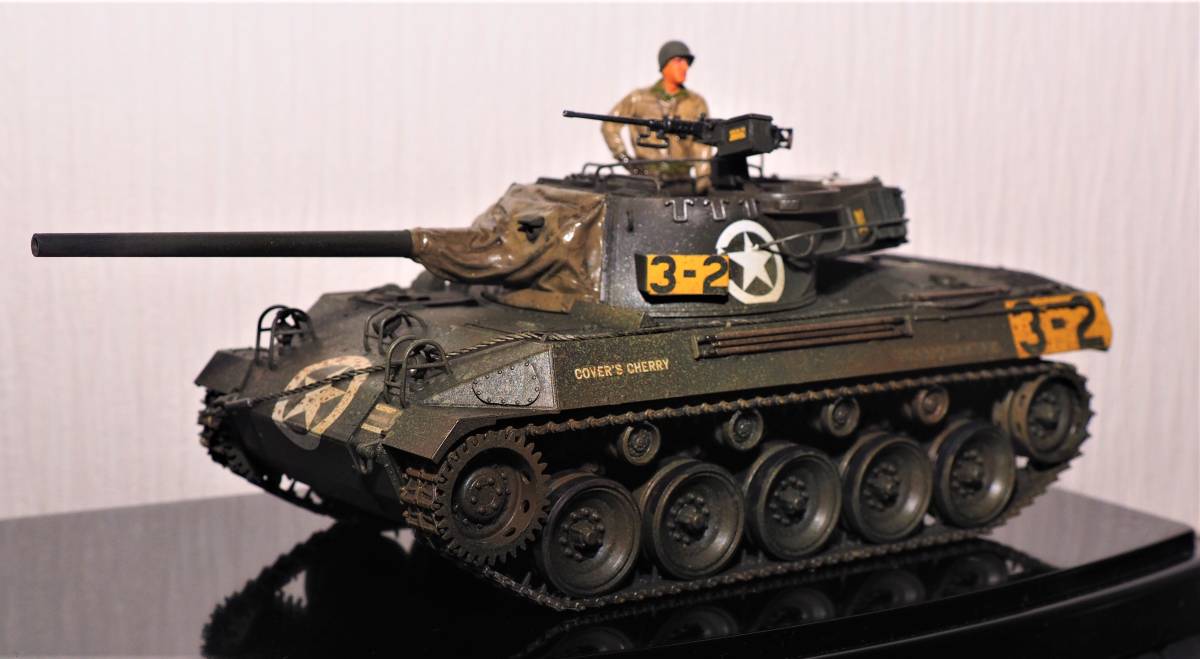 【目立った傷や汚れなし】1／35 タミヤ アメリカ 対戦車自走砲（駆逐戦車）M18ヘルキャット 戦車兵1体付き 塗装済み完成品の落札情報詳細 ...