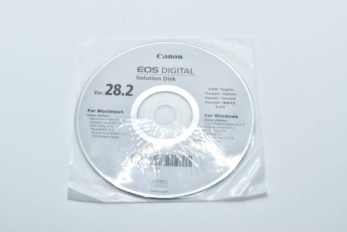【やや傷や汚れあり】【送料無料】ソフト★キャノン EOS DIGITAL Solution Disk（Ver.30.1）の落札情報詳細 ...