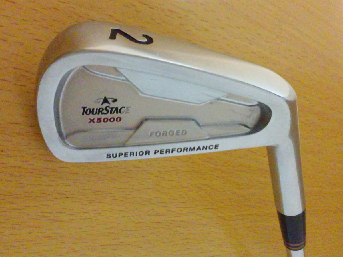 【やや傷や汚れあり】BS ブリヂストン ツアーステージ TOURSTAGE X5000 FORGED フォージド 2番アイアン 2I ...