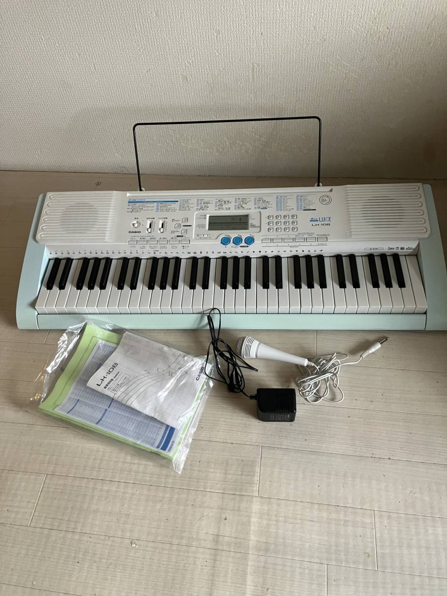 【傷や汚れあり】【中古】CASIO LK-108 光ナビゲーションキーボード 61鍵 標準ピアノ形状鍵盤/動作確認済み N12-200の落札情報詳細 - ヤフオク落札価格検索 オークフリー