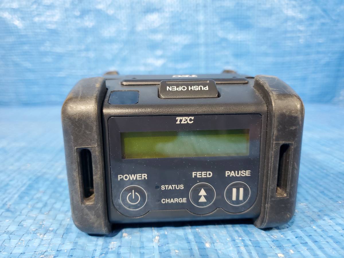 【目立った傷や汚れなし】★2500円即決! upbk TEC/東芝テック ポータブルプリンタ B-EP2DL-GH30-R/Bluetooth 2インチ幅 本体 バッテリーのみ 通電確認済み ...