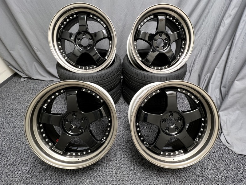 【未使用】新品！ SSR PROFESSOR SP1 19インチ 9J+49 4本セット PCD100 86 BRZ プリウス カローラ ...