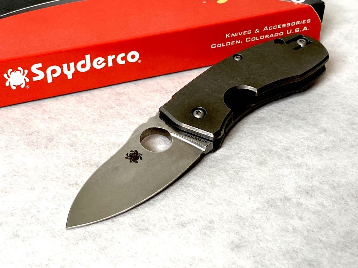 【未使用】未使用 Spyderco スパイダルコ フォールディングナイフ C158TIP TECHNO テクノ 1 廃番品 カスタムナイフ チタンの落札情報詳細 - Yahoo!オークション ...