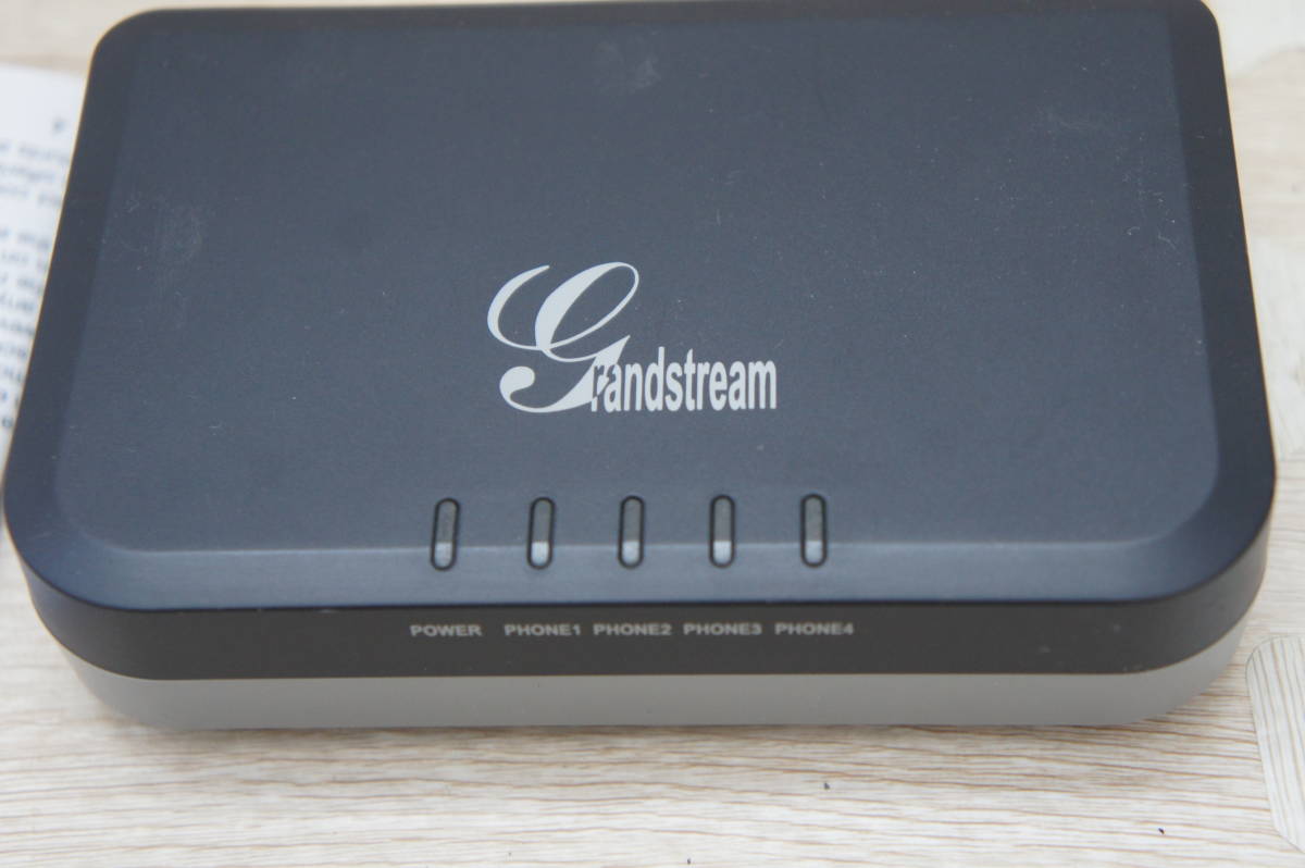 【目立った傷や汚れなし】Grandstream HT704 IP電話 アダプタ 4回線の落札情報詳細 - ヤフオク落札価格検索 オークフリー