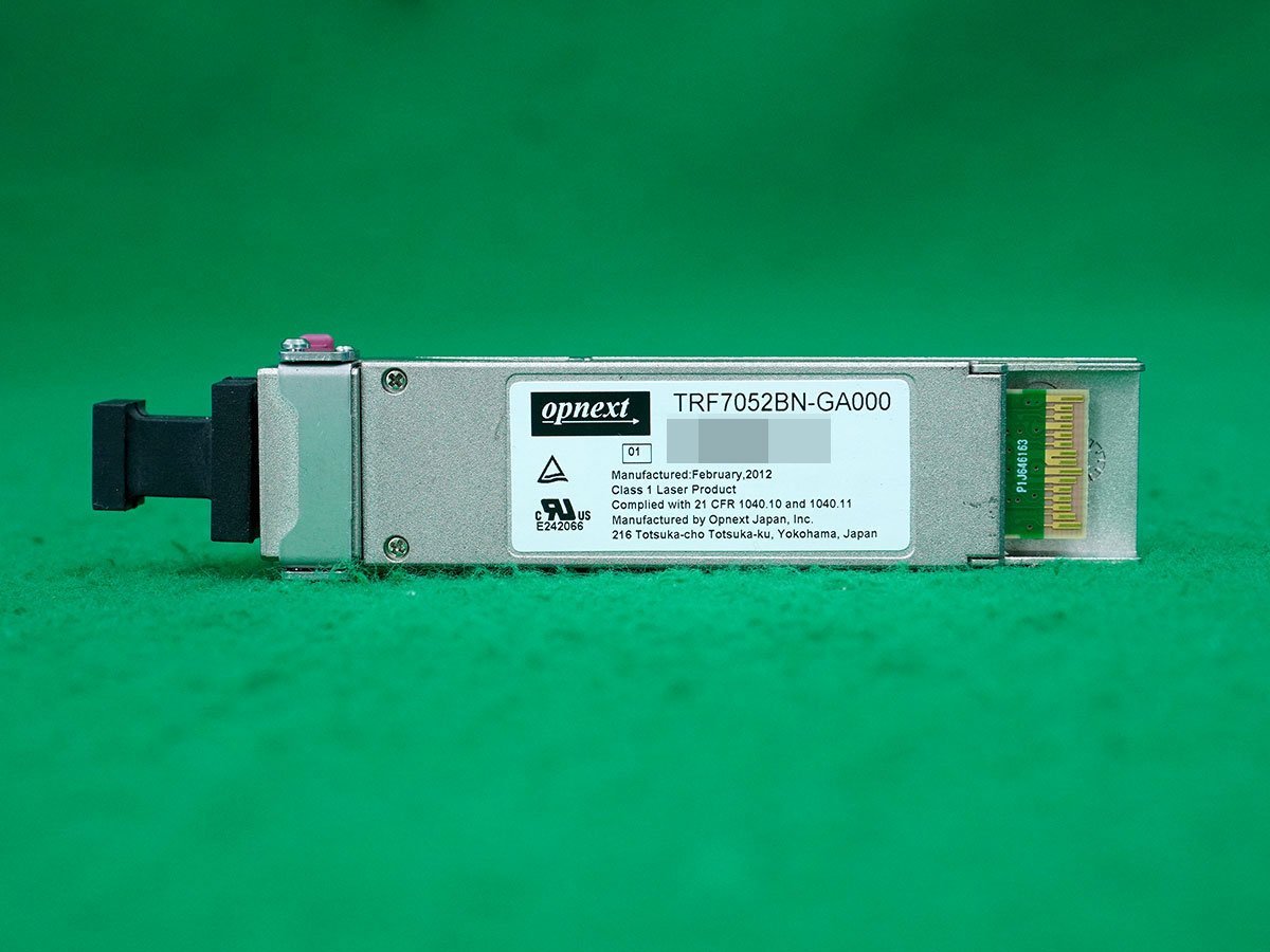 【目立った傷や汚れなし】アンリツ 1550nm XFP モジュール G0195A 1550nm XFP Module Anritsuの落札情報 ...