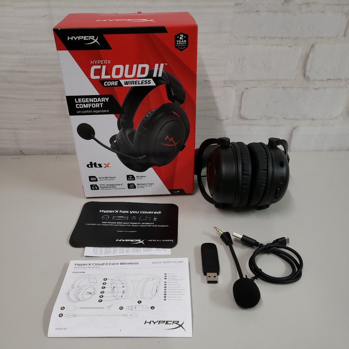 【目立った傷や汚れなし】601y2210★HyperX Cloud Ⅱ CORE WIRELESS ゲーミングヘッドセットの落札情報詳細 - Yahoo!オークション落札価格検索 オークフリー