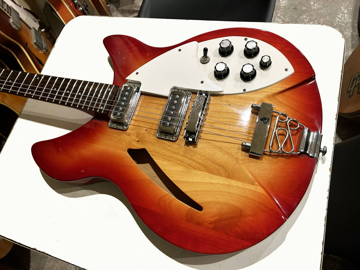 【やや傷や汚れあり】ARIA Rock'n'Roller Rickenbacker 330 Fireglo Copy Model 良好 ...