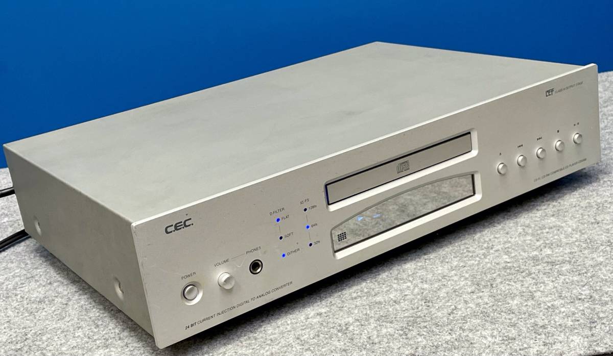 【やや傷や汚れあり】再生確認済 CEC ☆ CD5300 高音質CDプレーヤー/DAC PCM1796x2搭載☆リモコン☆の落札情報詳細 - ヤフオク落札価格検索 オークフリー