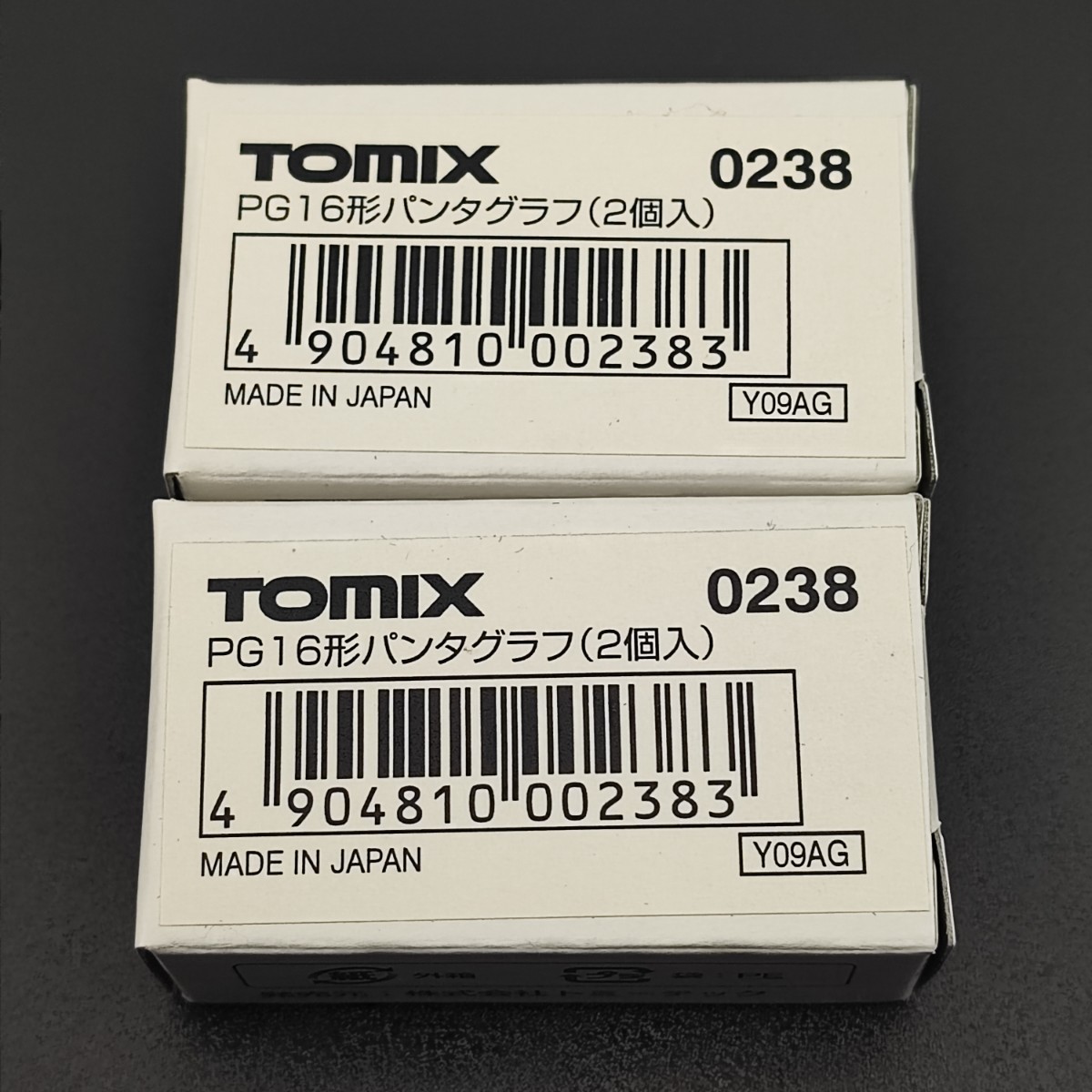【未使用に近い】TOMIX 0238 PG16形 パンタグラフ 2個入 2箱セットの落札情報詳細 - ヤフオク落札価格検索 オークフリー