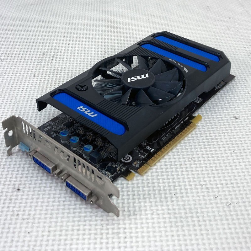 【やや傷や汚れあり】中古グラフィックカード 動作確認済 Vista～Win11 LINUX ★ MSI NVIDIA GeForce GTX 650 GDDR5 1GB 128bit DVI× ...