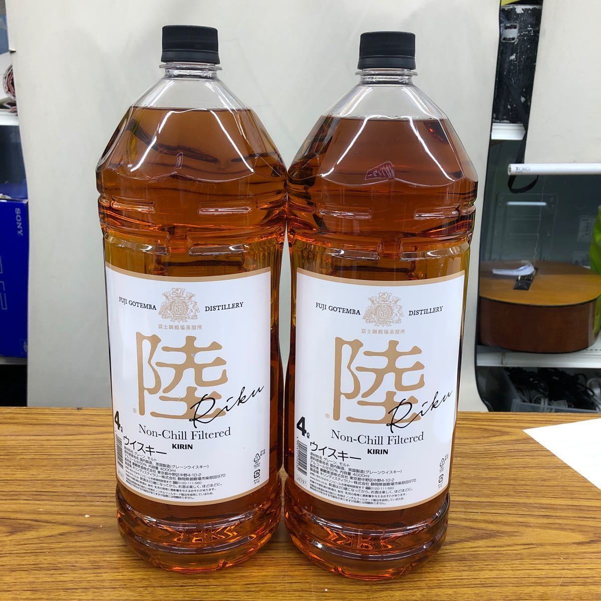 【未使用】未開栓 キリン 陸 4000ml 2本セット 富士御殿場蒸留所 KIRIN RIKU 4L ペットボトル キリン 2本 ウイスキー 麒麟麦酒株式会社の落札情報詳細 - ヤフオク落札 ...