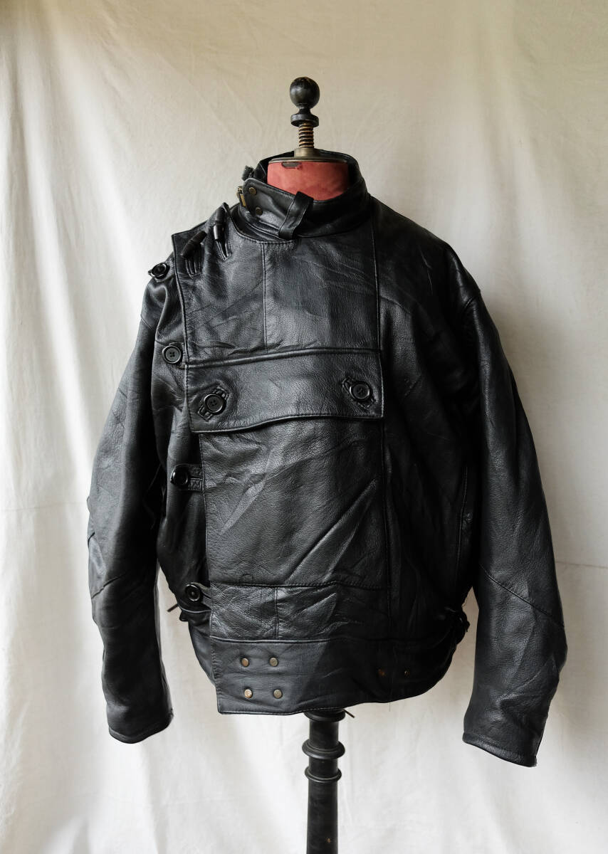 【目立った傷や汚れなし】1950's ヴィンテージ スウェーデン モーターサイクルレザージャケット ライダース 40s 50s ワークジャケットの落札情報詳細 - Yahoo!オークション落札 ...