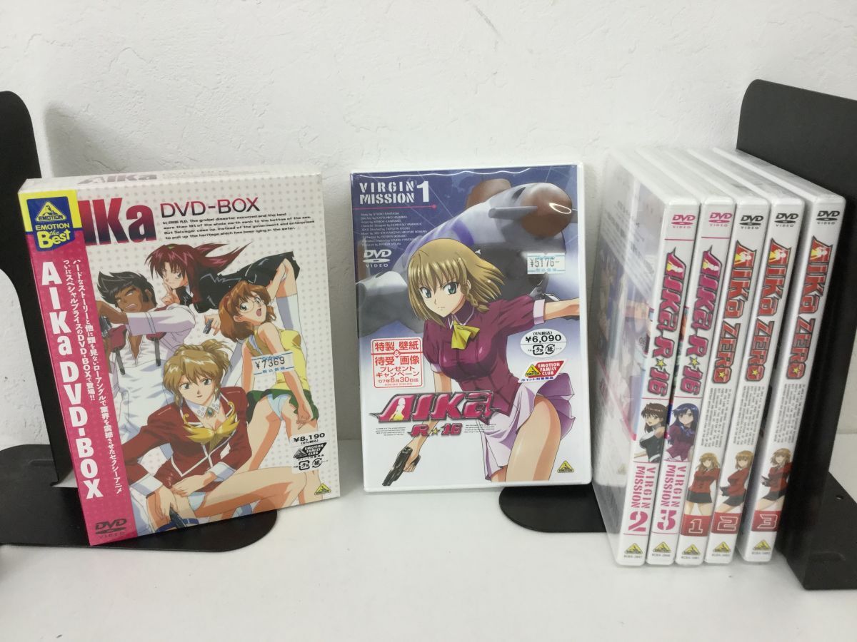 【中古】 営SR917-80【未開封品】AIKa ZERO 全3巻/AIKa R-16 VIRGIN MISSION 全3巻 DVD/Aika DVDBOX 初回特典 ピンナップカード付きの ...