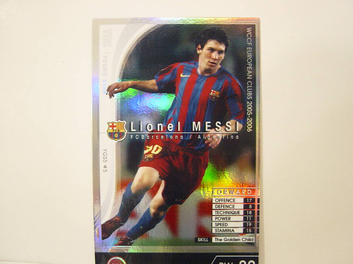 【未使用に近い】WCCF 2005-2006 YGS リオネル・メッシ Lionel Messi No.30 FC Barcelona ...