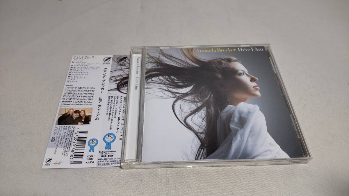 【目立った傷や汚れなし】D4170 『CD』 ヒア・アイ・アム / アマンダ・ブレッカー Amanda Brecker Here I Am 帯 ...