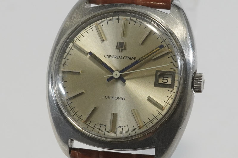 【目立った傷や汚れなし】1円~【160】UNIVERSAL GENEVE／ユニバール ジュネーブ UNISONIC／ユニソニック 音叉時計 ...