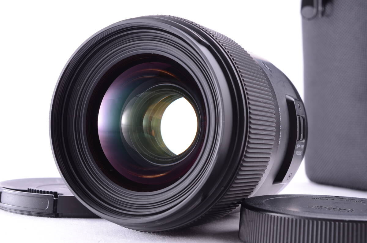 【やや傷や汚れあり】[美品] SIGMA DG Art 35mm f/1.4 HSM AF Prime Lens for Canon EF ...