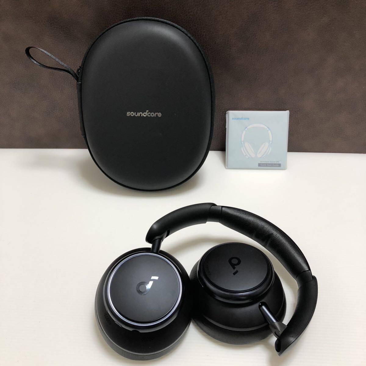 【傷や汚れあり】m199-0209-11 Anker アンカー Soundcore Space Q45 ワイヤレスヘッドホン ブラックの落札 ...