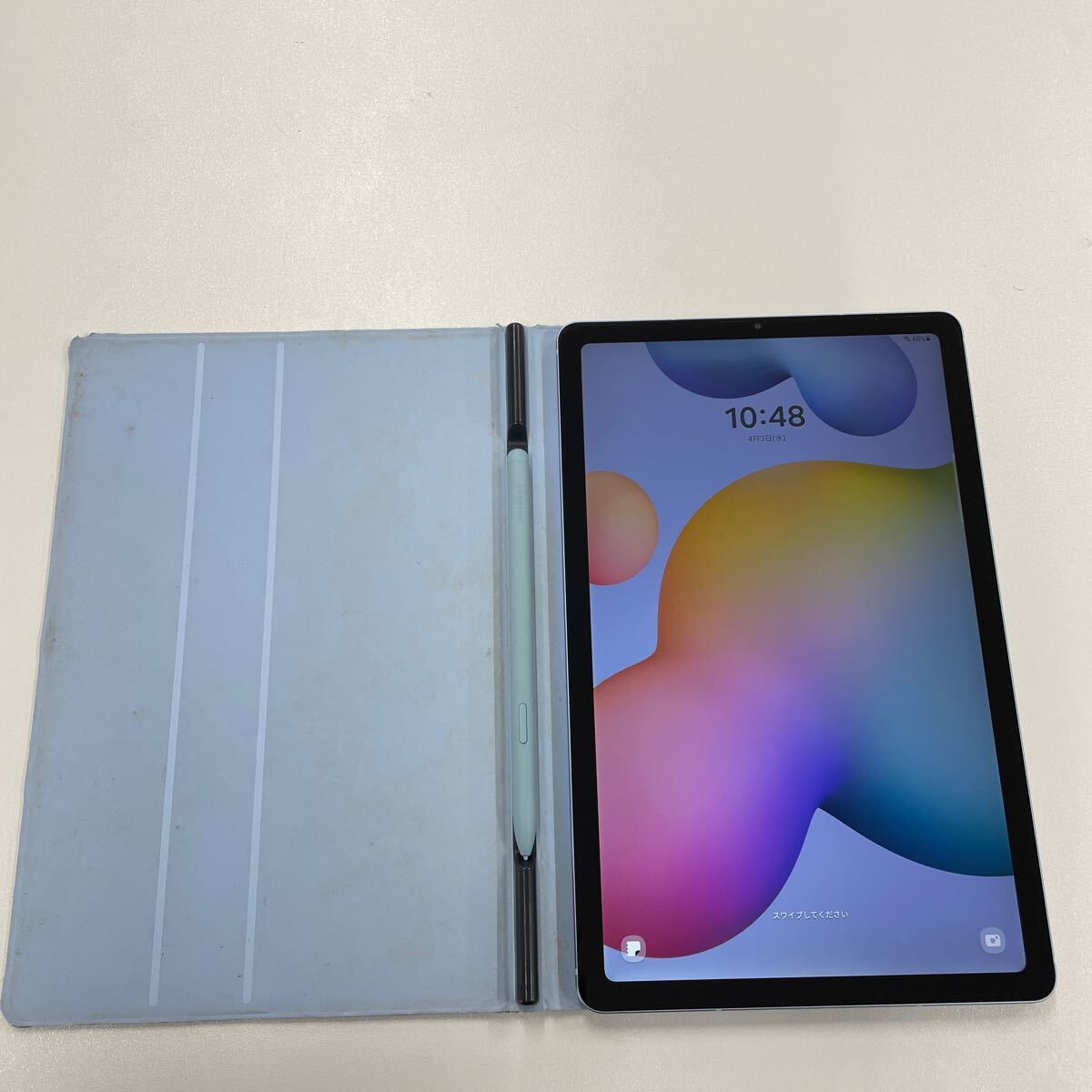【やや傷や汚れあり】G SAMSUNG Galaxy ギャラクシー Tab S6 Lite SM-P615 Wifi+Cellular ...