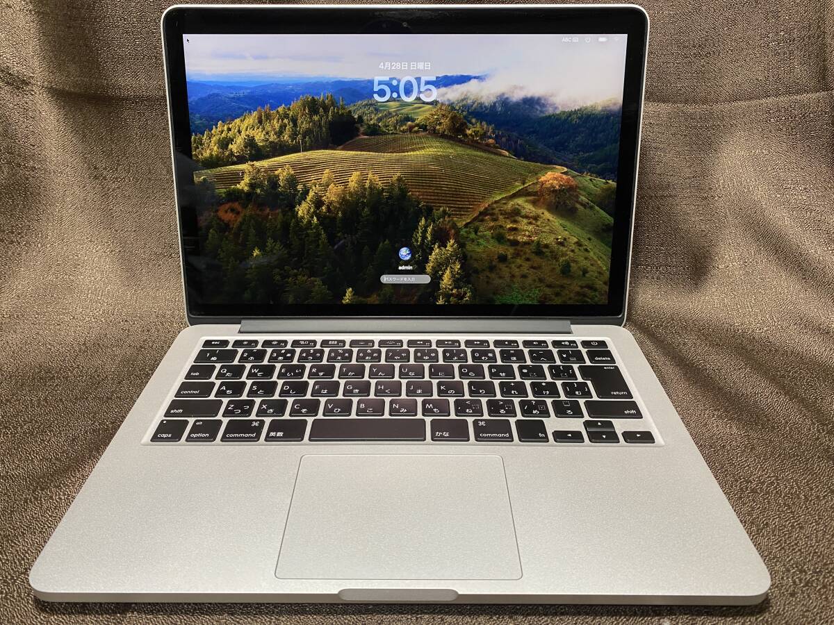 【未使用に近い】極美品【爆速NVMe1TB保証残2年9ヶ月SSD】Sonoma最新OS【光るAppleロゴ最終MacBook Pro ...