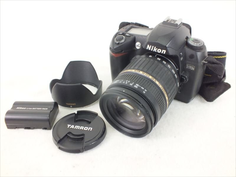 【やや傷や汚れあり】♪ Nikon ニコン D70s デジタル一眼レフ XR DiII 18-200mm 1:3.5-6.3 中古 現状品 240411E3643の落札情報詳細 - ヤフオク ...