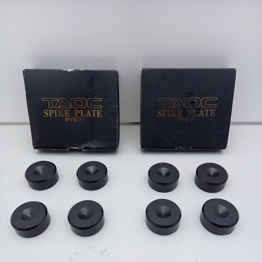 【やや傷や汚れあり】【中古】TAOC インシュレーター PTS-F スパイクプレート 8個セットの落札情報詳細 - Yahoo!オークション ...