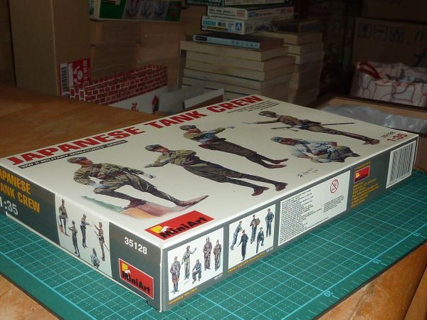 【傷や汚れあり】1/35 日本戦車兵 フィギュアセット キット5体入 ミニアート MiniArt JAPANESE TANK CREW ...