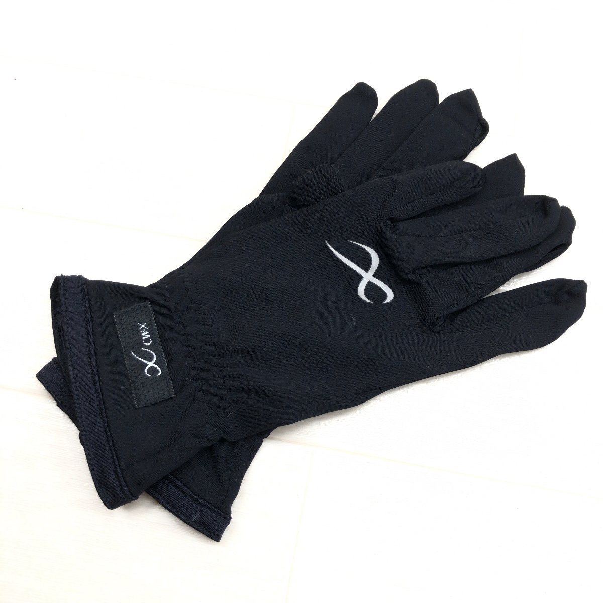 【目立った傷や汚れなし】美品 Wacoal CW-X ワコール 吸水速乾 ドライ ランニング グローブ 23～25cm ブラック スマートフォン対応 ジョギング スポーツ 手袋 メンズの落札 ...