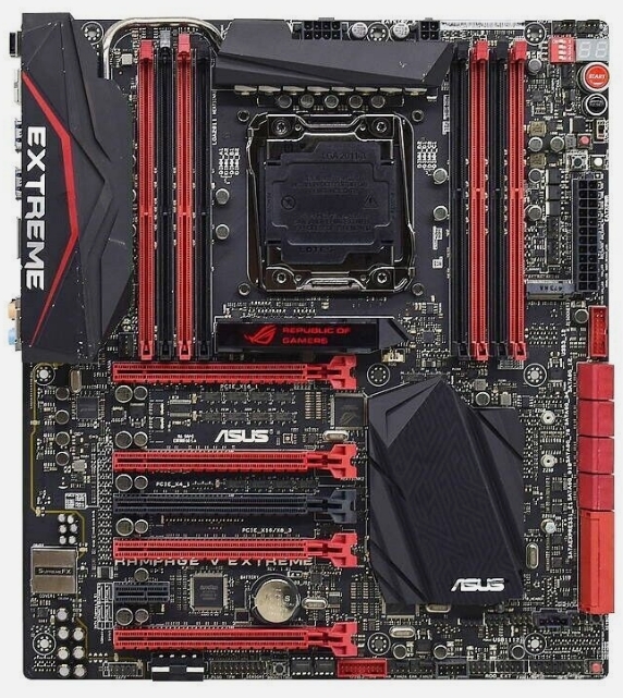 【未使用に近い】ASUS RAMPAGE V EXTREME Intel X99 LGA2011-V3 DDR4 SATA3 Audio E ...
