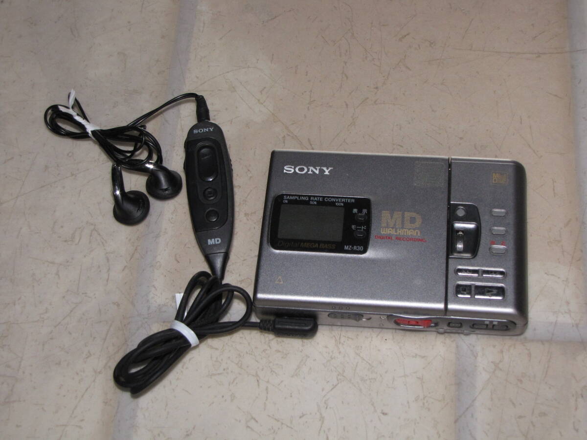 【やや傷や汚れあり】SONY PORTABLE MINIDISC RECORDER MD WALKMAN MZ-R30の落札情報詳細 ...