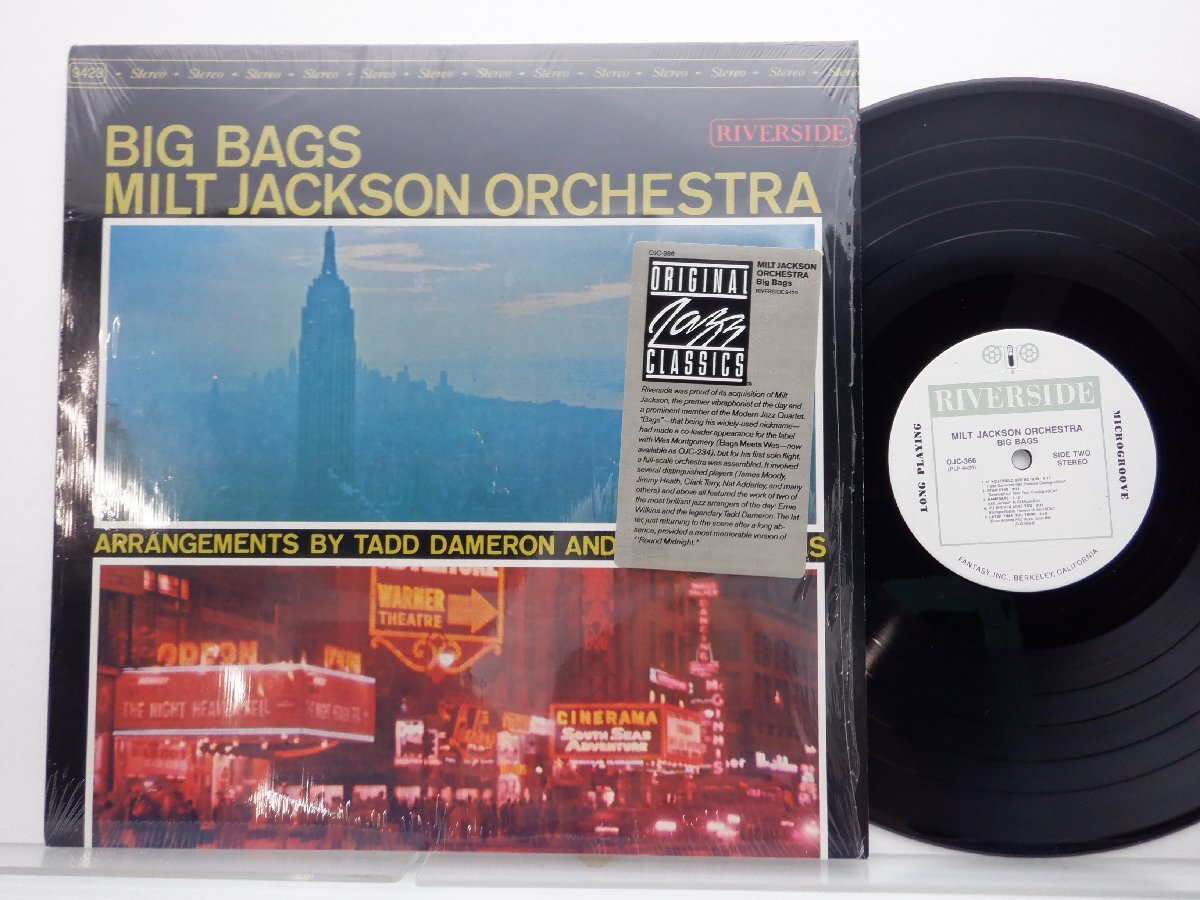 【やや傷や汚れあり】Milt Jackson Orchestra「Big Bags」LP（12インチ）/Original Jazz ...