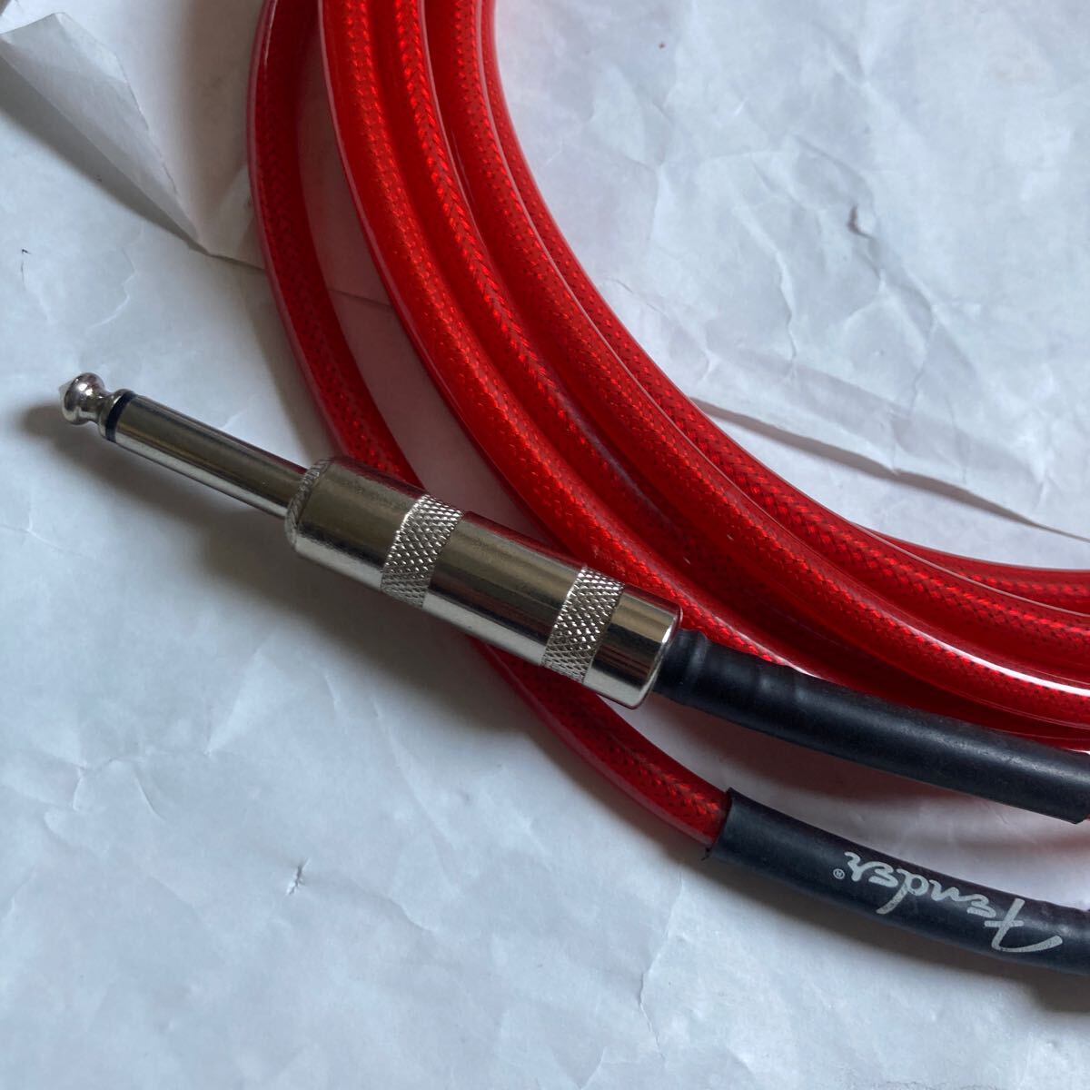 【目立った傷や汚れなし】送料無料 Fender California Instrument Cable 15ft 約4.5m フェンダー ...