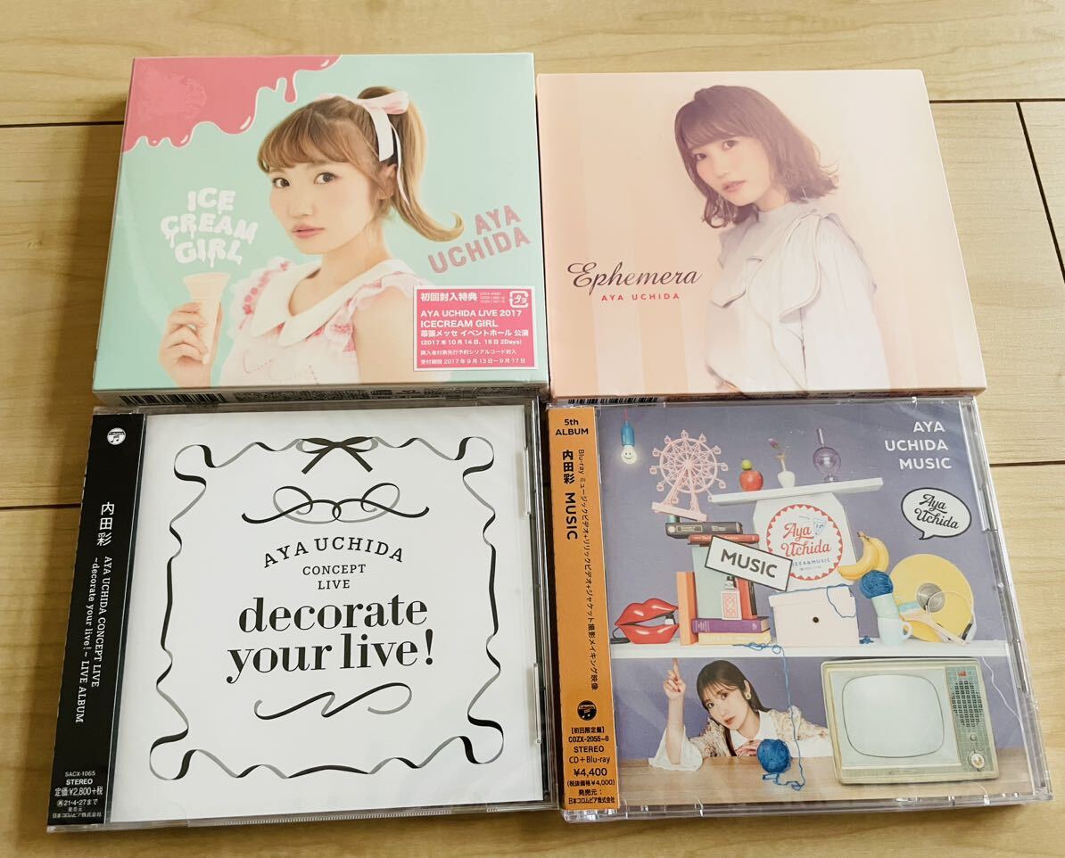 【未使用に近い】内田彩/AYA UCHIDA CONCEPT LIVE 〜decorate your live! 〜 MUSIC ...