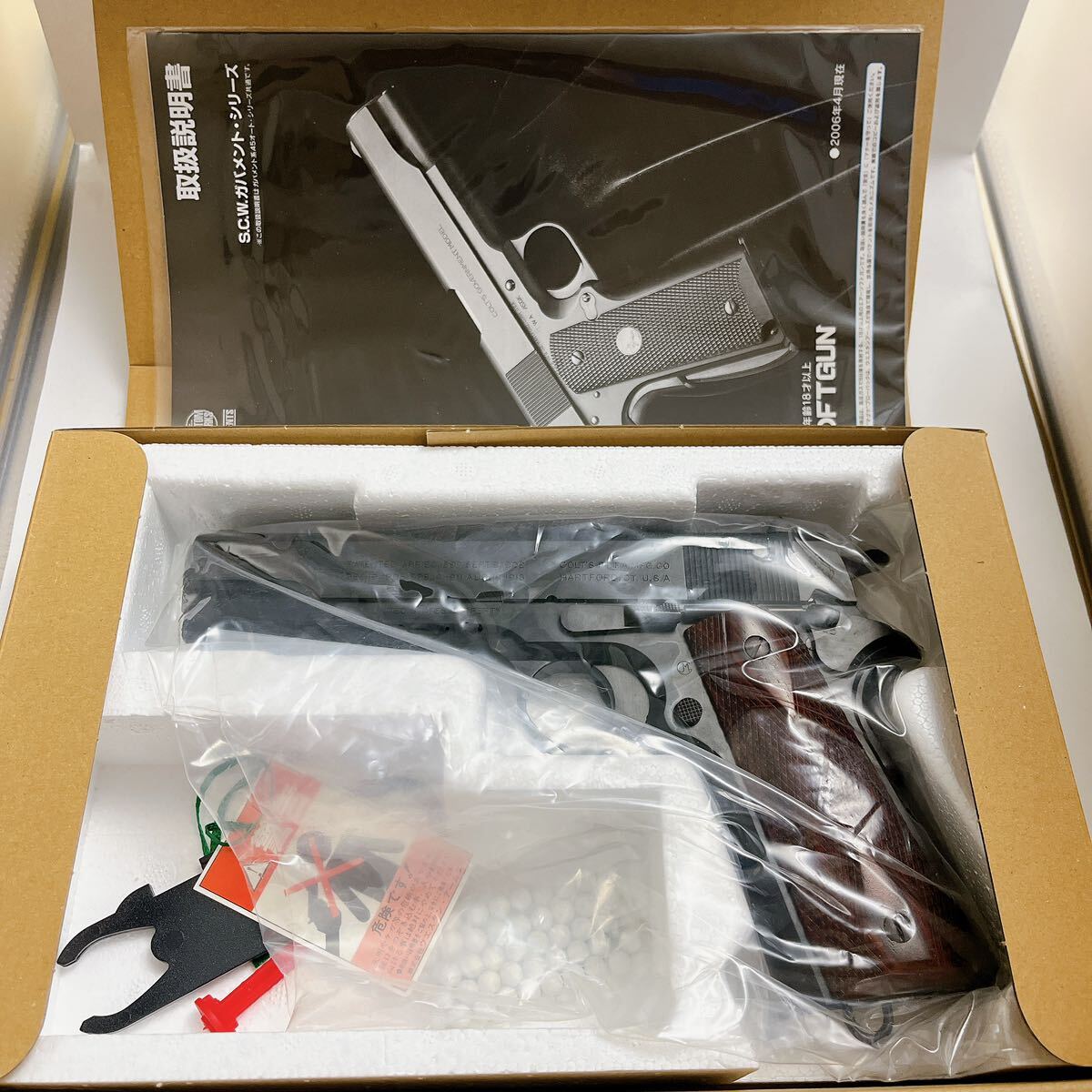 【目立った傷や汚れなし】WESTERN ARMS ウエスタンアームズ SCW WA コルト MkⅣシリーズ70 WA40th アルティメット・コレクション ガスブローバック ASGK 限定の ...