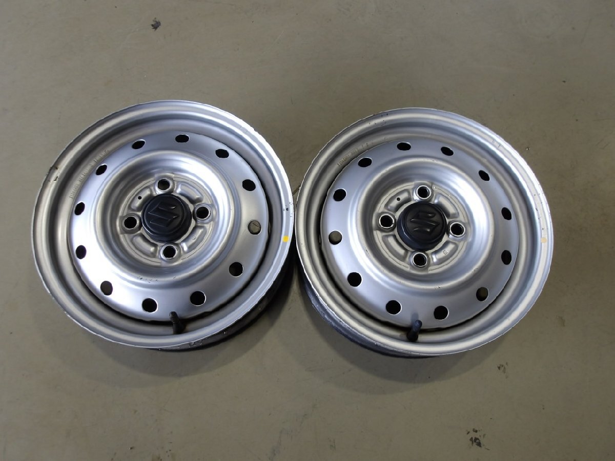 【やや傷や汚れあり】改 (R06/06/19) Φ 13インチ / スチールホイール / スズキ / アルトバン / HA36V / 13X4.00B / 2本 / 中古の落札情報詳細 ...